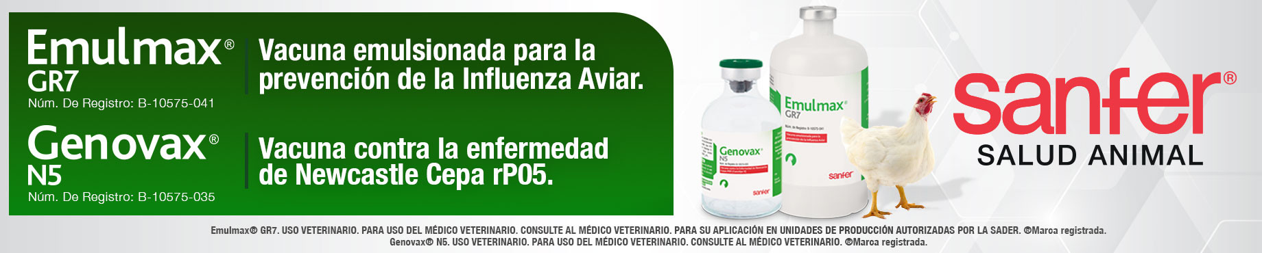 Sanfer | Salud Animal | Productos